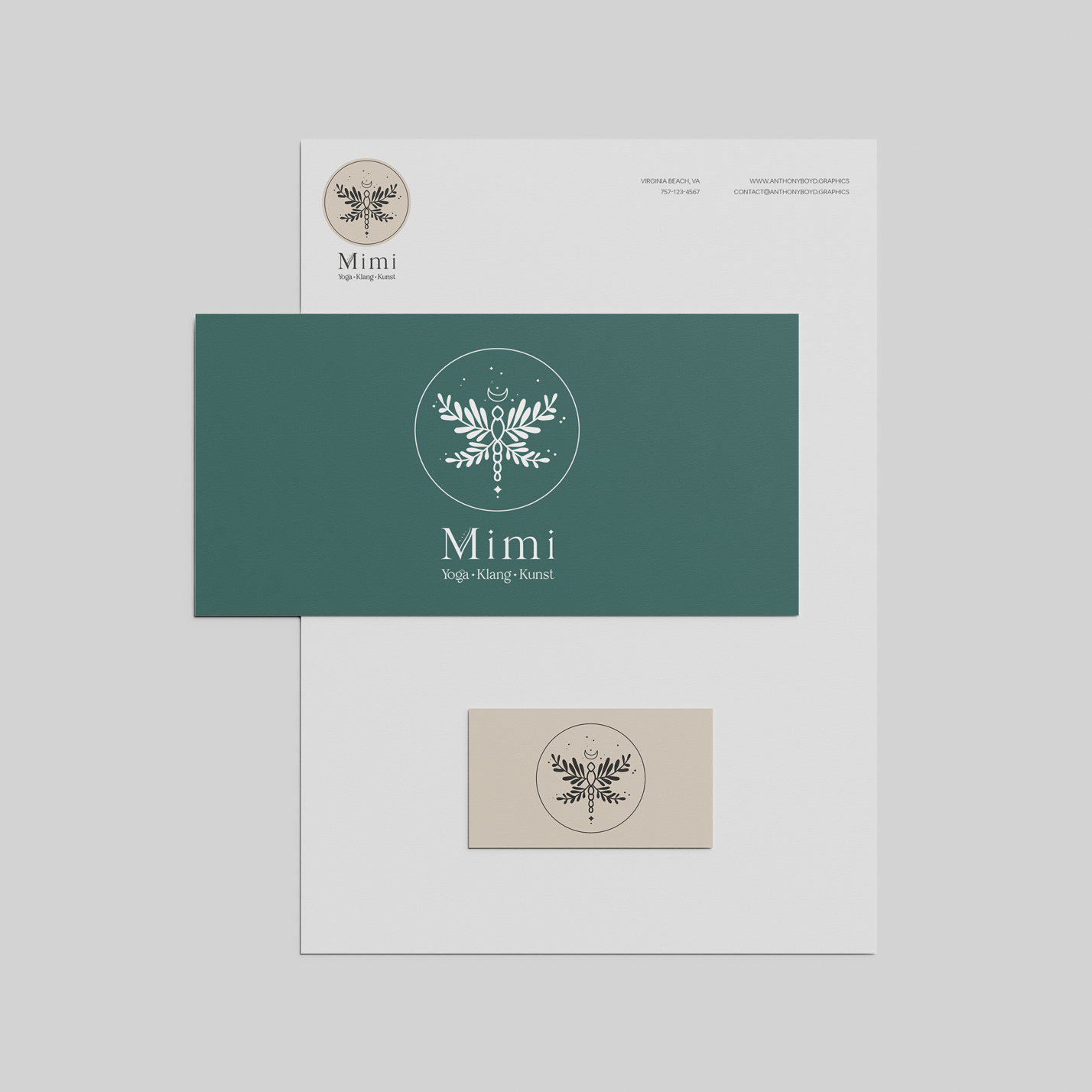 Logodesign Mimi – Yoga. Klang. Kunst